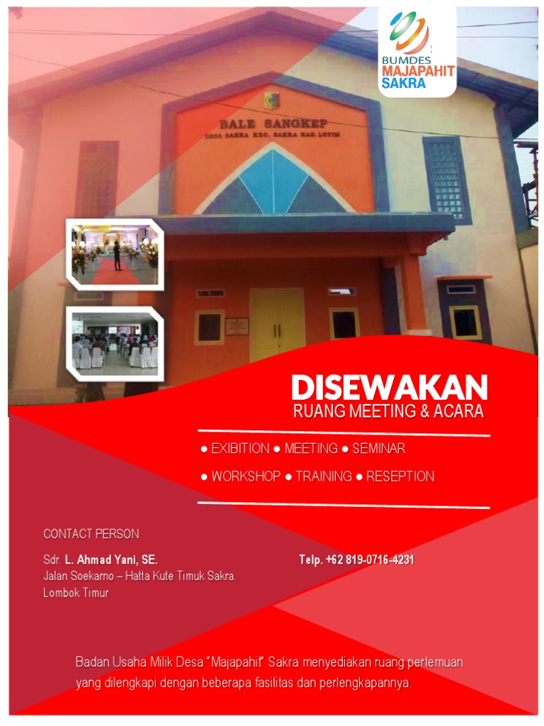 Brosur Sewa Gedung | PDF
