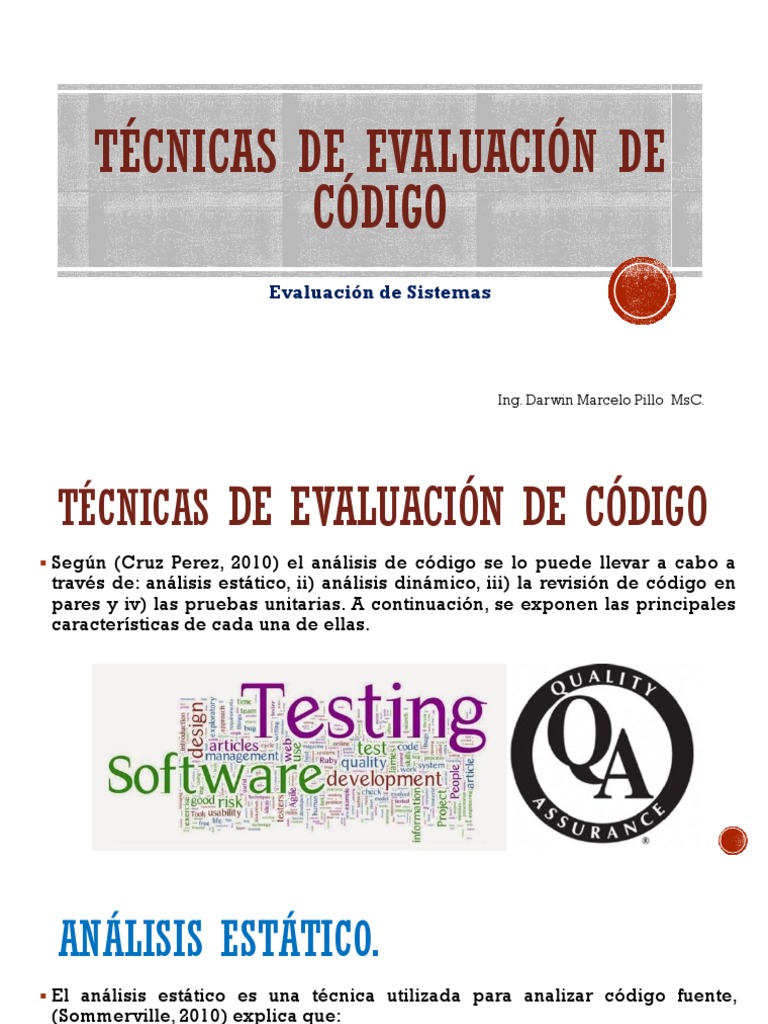 10 - Iso 25000 - Tecnicas de Evaluacion de Software | Descargar gratis PDF | Programa de ...