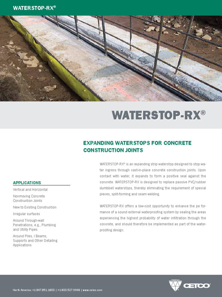 Case Study 1 - Waterstop-RX | PDF | Plumbing | Pipe (Fluid Conveyance)