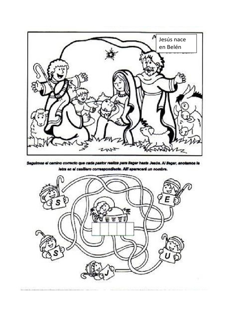 Jesús Nace en Belén Ficha | PDF