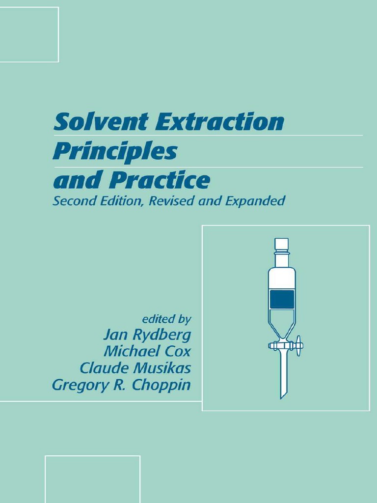 Solvent Extraction Principles and Practice PDF | PDF | Solution | Phase ...