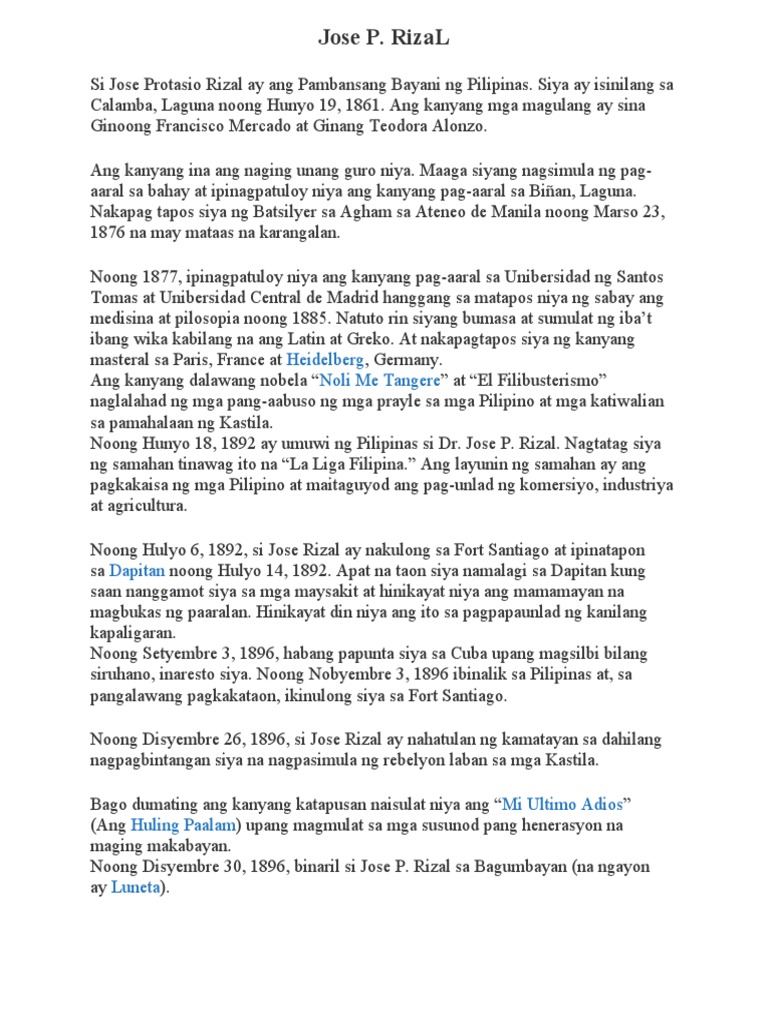 Talambuhay 2019 | PDF