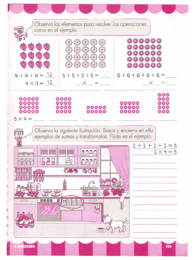 Multiplicación Como Sumas Repetidas 2 | PDF