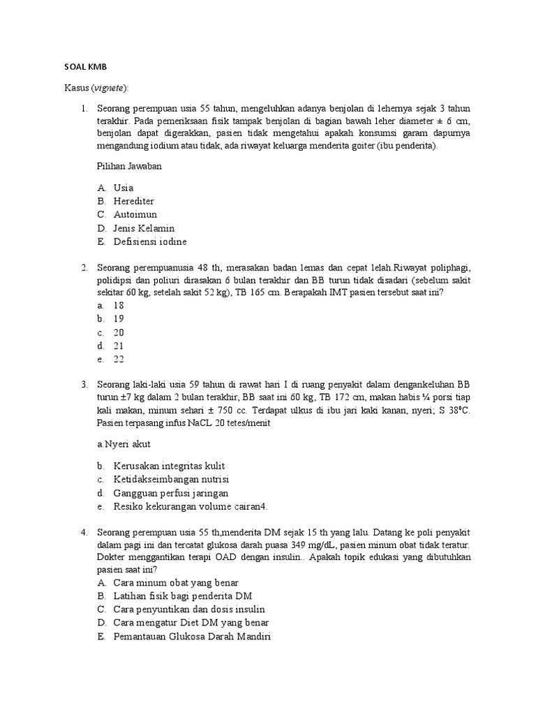 KMB 3 | PDF | Kesehatan Holistik