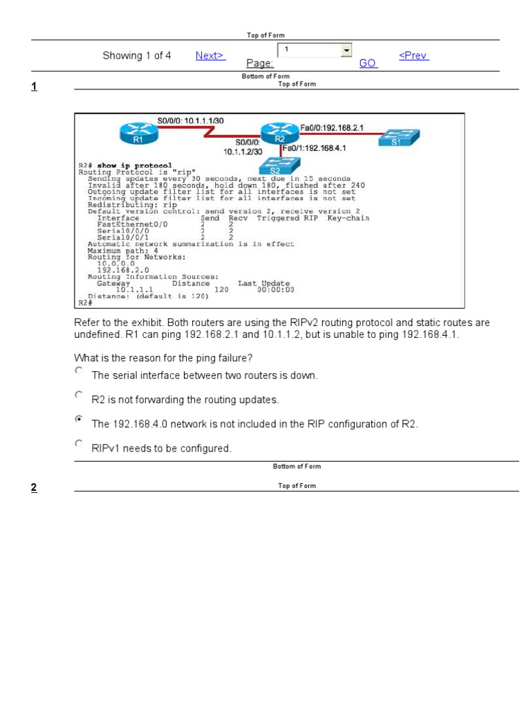 Showing 1 of 4 | PDF | Routing | Router (Computing)