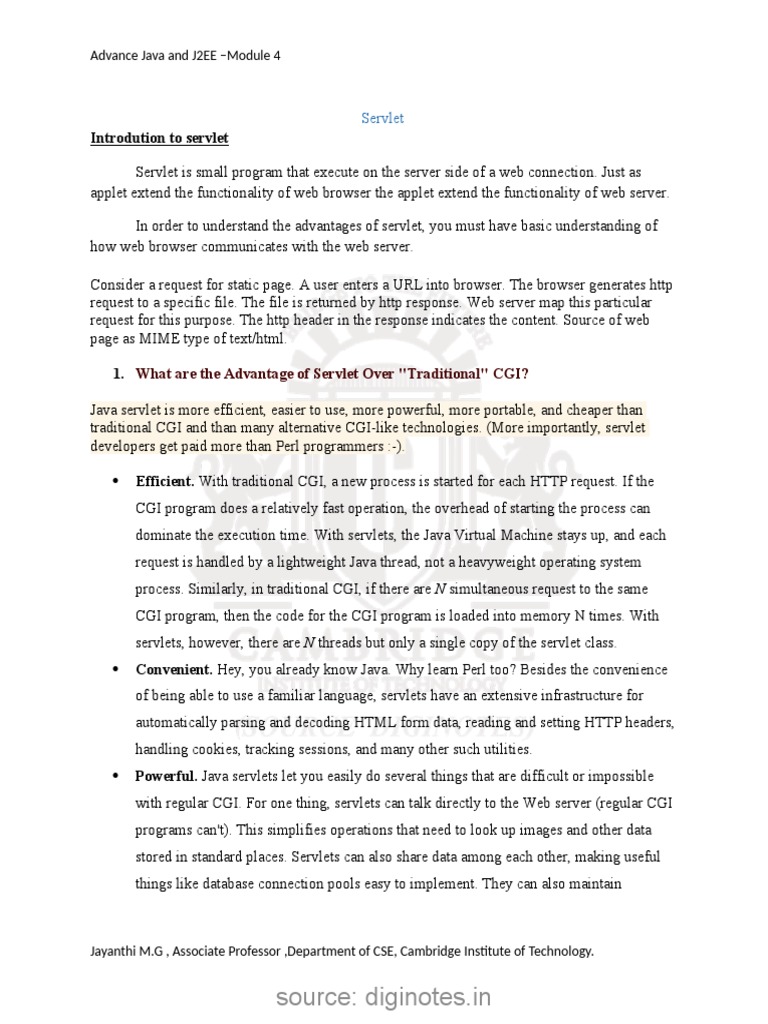 Ajj Mod4 PDF | PDF | Java Servlet | Java Server Pages