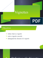 Writing Effective Vignettes Guide | PDF | Poetry
