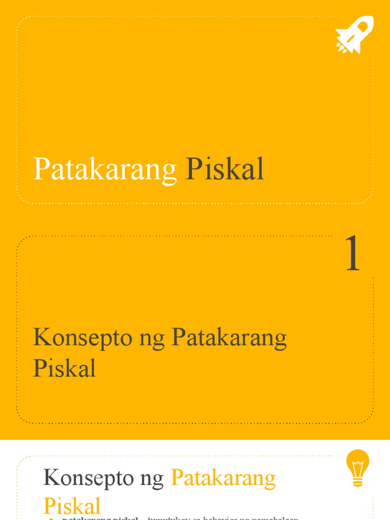 Patakarang Piskal | PDF