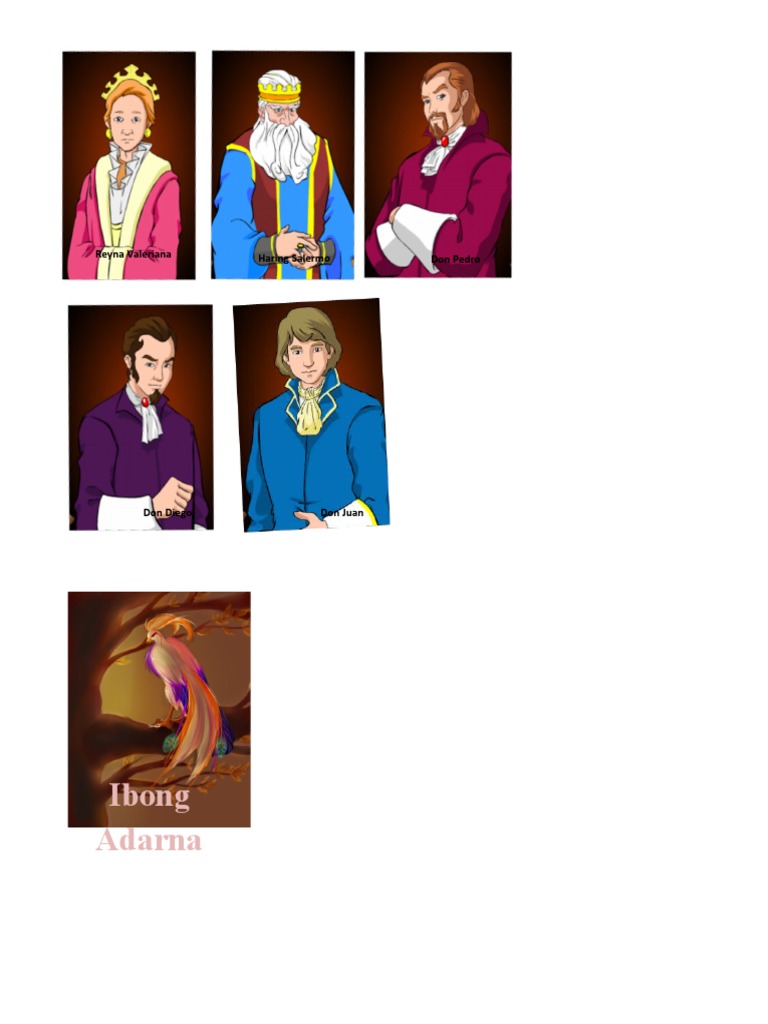 Ibong Adarna Character List | PDF