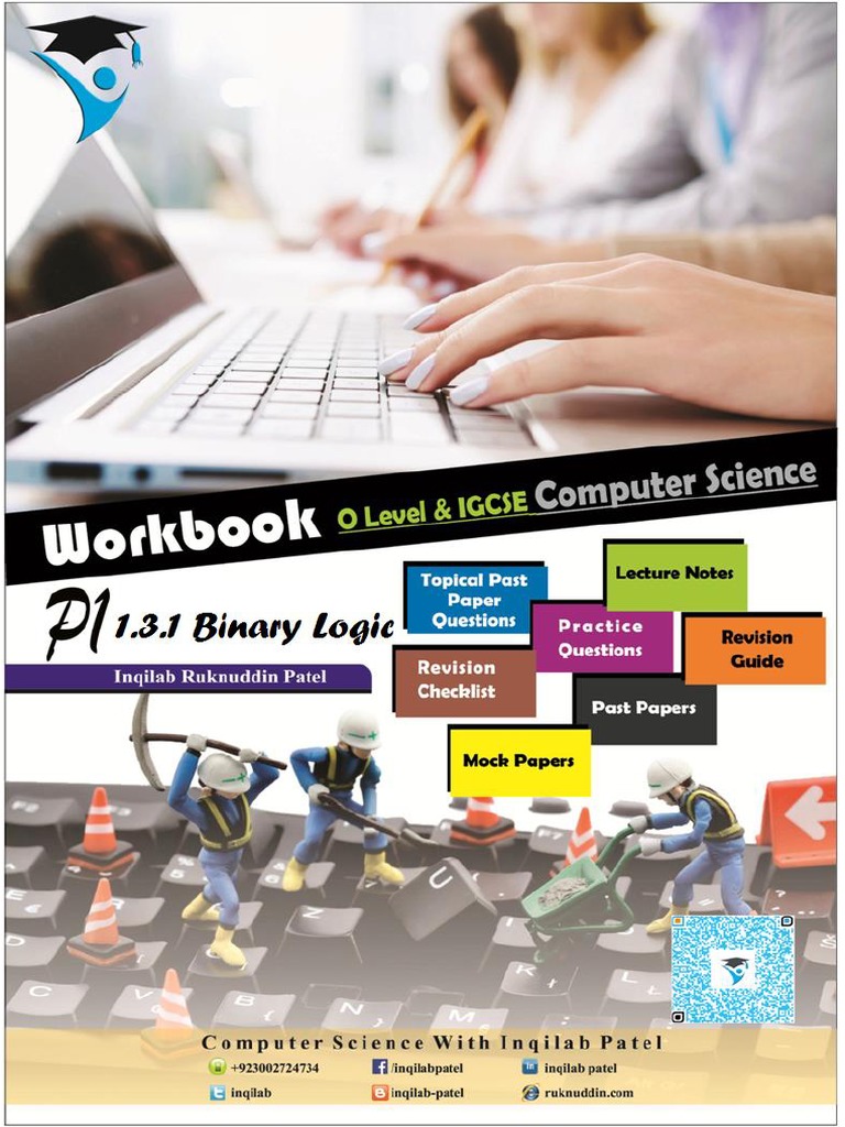 1 3 1 Logic Gates Workbook By Inqilab Patel Pdf Pdf Logic Gate Mathematical Logic