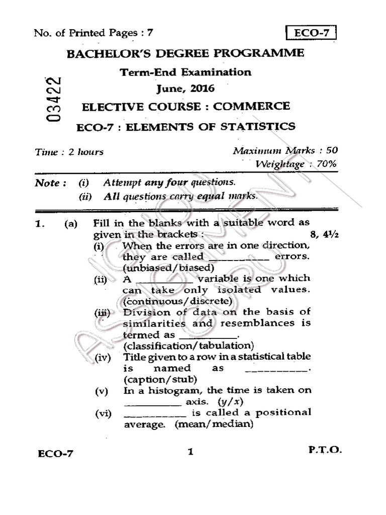 ECO-7 - ENG-J16 - Compressed | PDF | Mean | Statistics