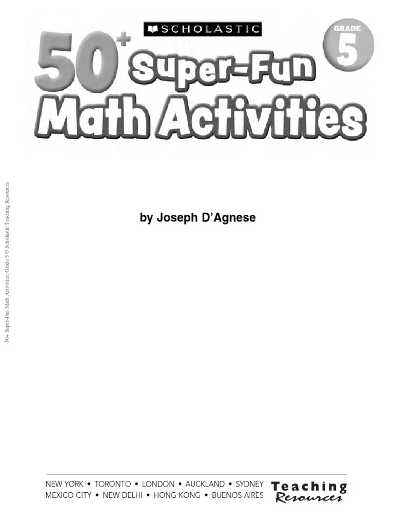 Share 50 - Super-Fun - Math - Activities - Grade - 5 PDF | PDF ...