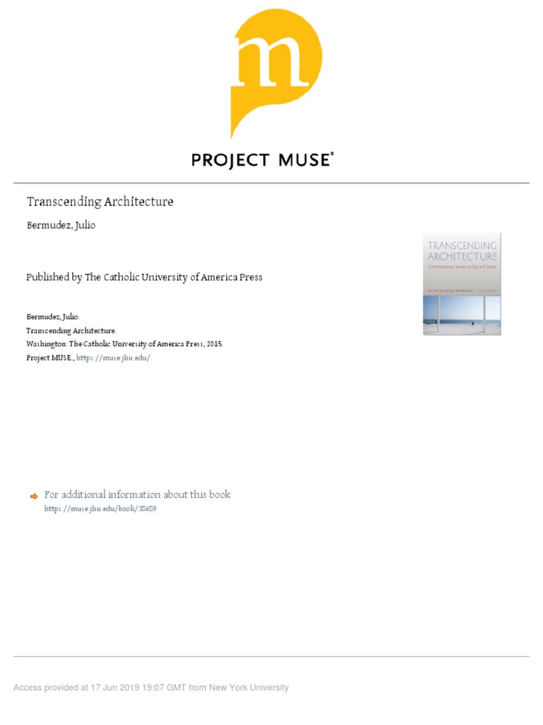 Transcending Architecture-1 | PDF | Transcendence (Philosophy ...