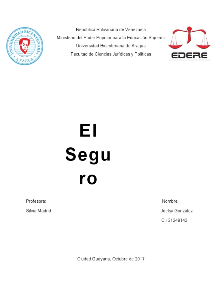 Seguro Mercantil | PDF | Póliza de seguros | Seguro