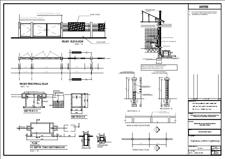 Fencewall Design | PDF | Structural Engineering | Concrete