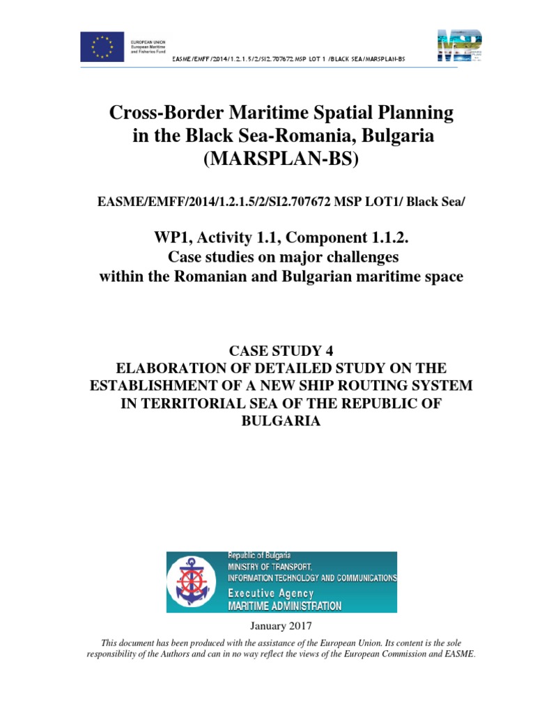 Case Study 4 Ship Routing System - BG - Final | PDF | Crimea | Black Sea