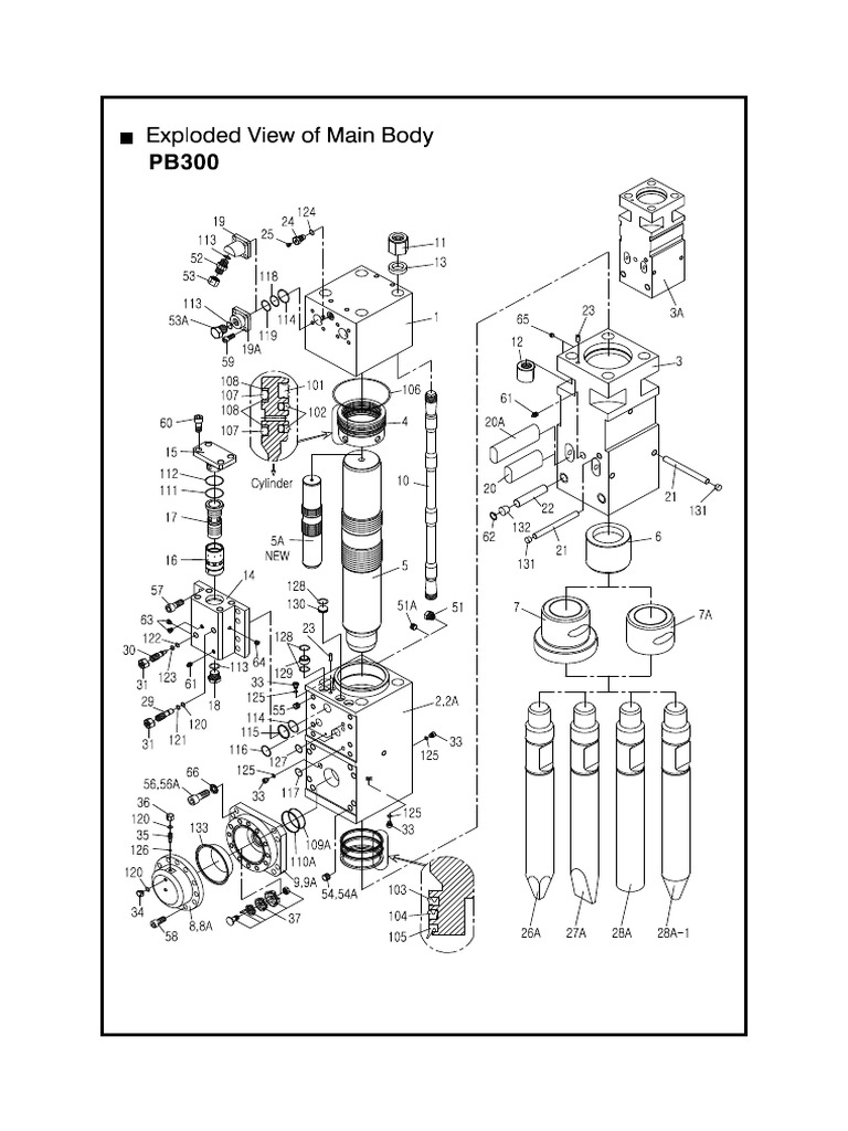 PB 300 Parts Manual 2013 1001 | PDF | Nut (Hardware) | Screw