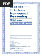 6 7 Non Verbal Reasoning Bond Starter Paper | PDF | Cognition ...