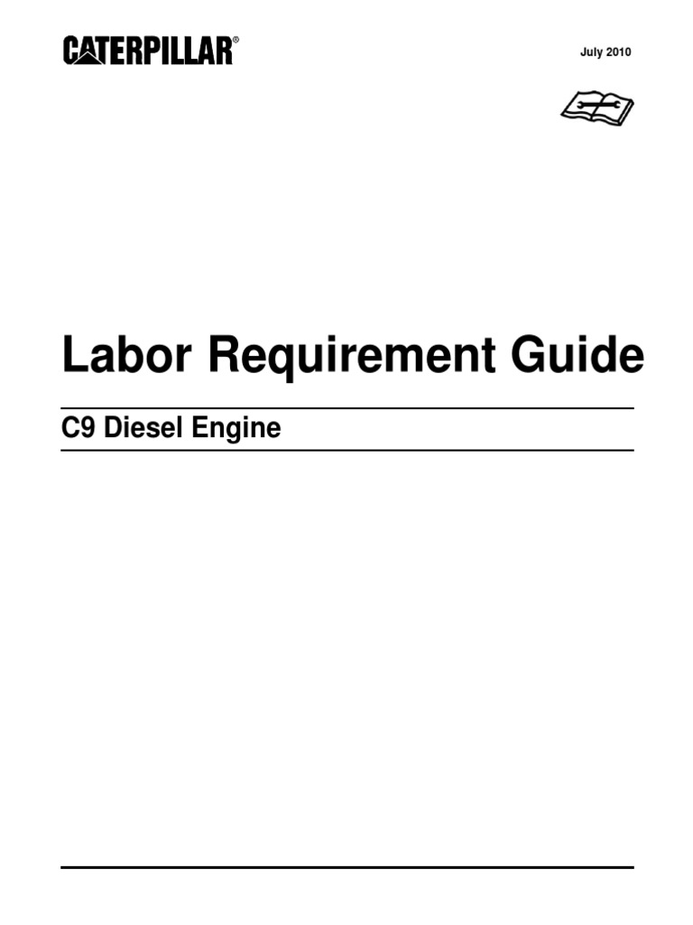 Labor Requirement Guide: C9 Diesel Engine | PDF | Turbocharger | Engine ...