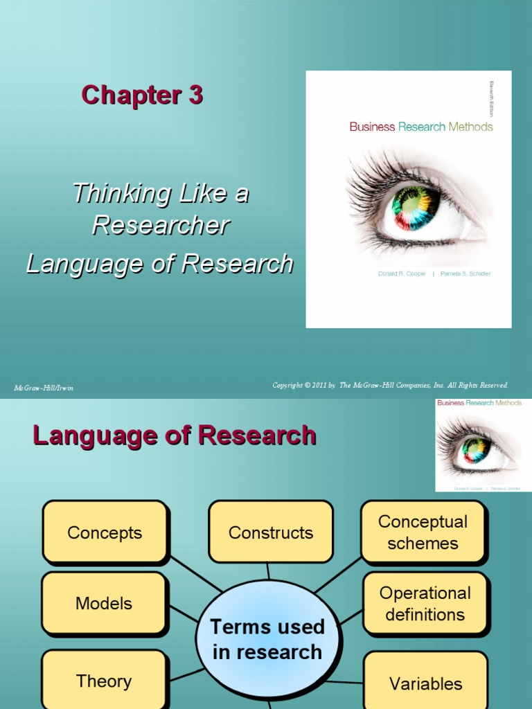 Thinking Like A Researcher Language of Research | PDF | Level Of ...