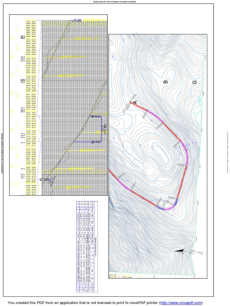 Draft Topographic Survey Map Showing Elevation Contours and Site ...