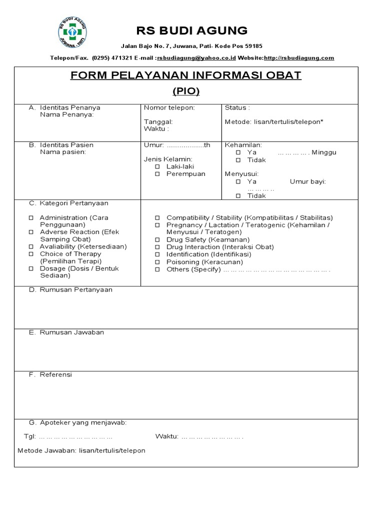 Form PIO | PDF
