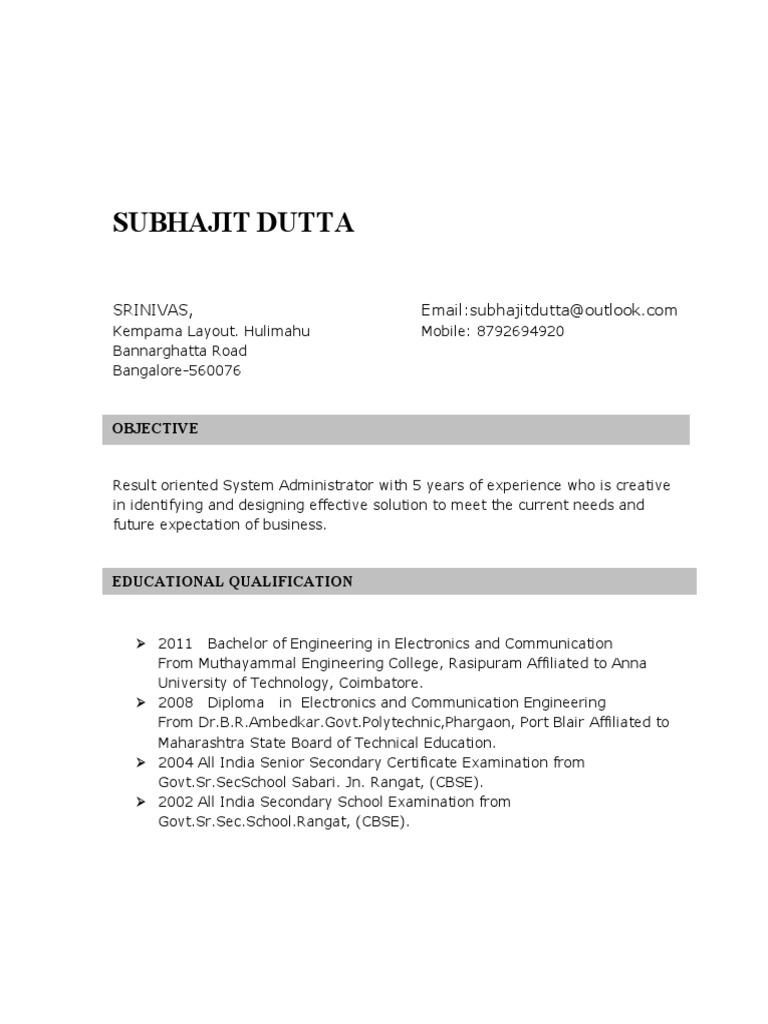 20 - Subhajit Dutta - Devops - 5 Yrs 0 Month-1 | PDF | Active Directory | Hyper V