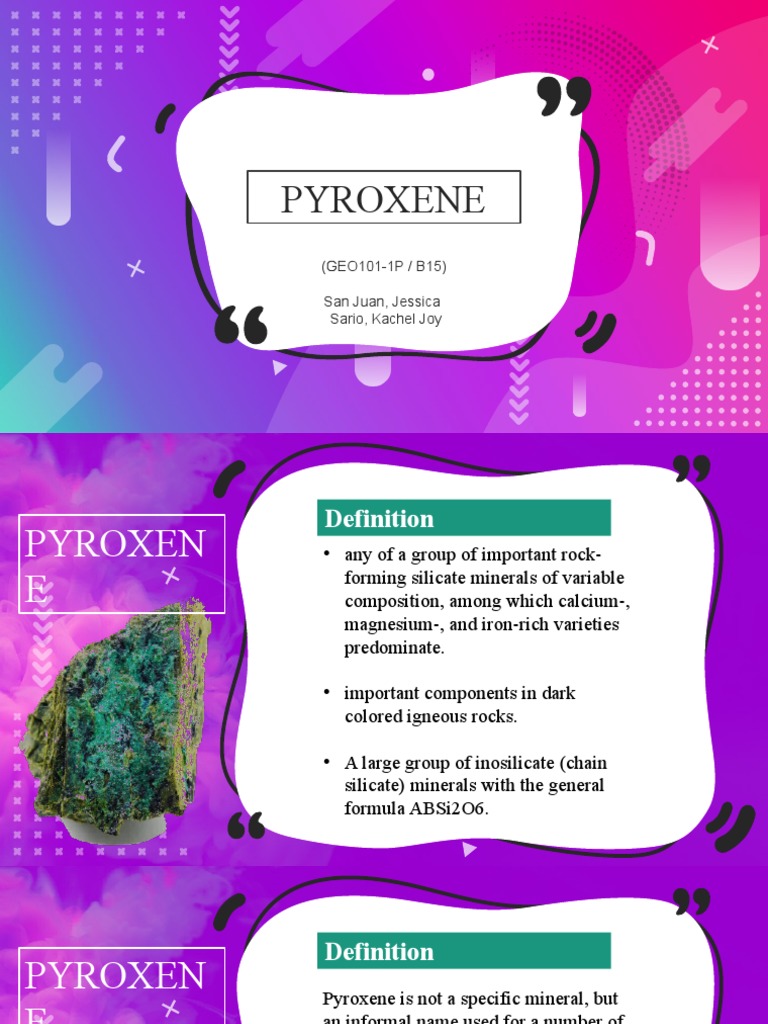 Pyroxene: A Comprehensive Overview of this Important Rock-Forming ...