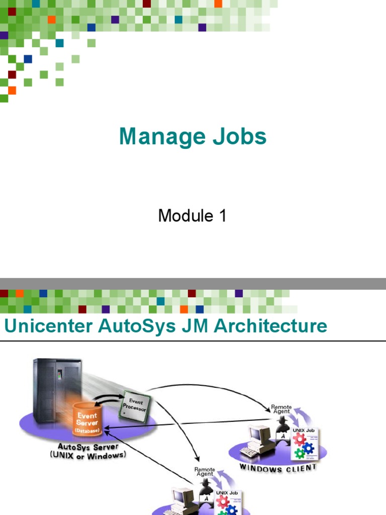 Autosys Summary | PDF | Command Line Interface | Databases