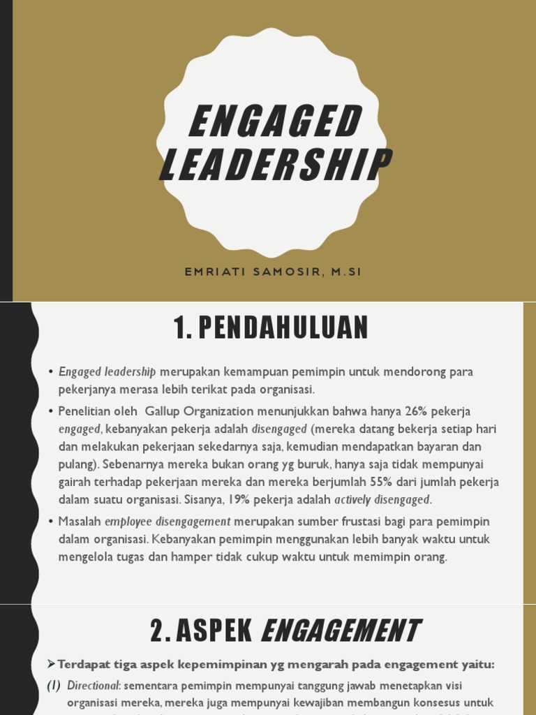 Engaged Leadership | PDF