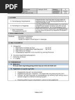 Sanaysay Lesson Plan | PDF