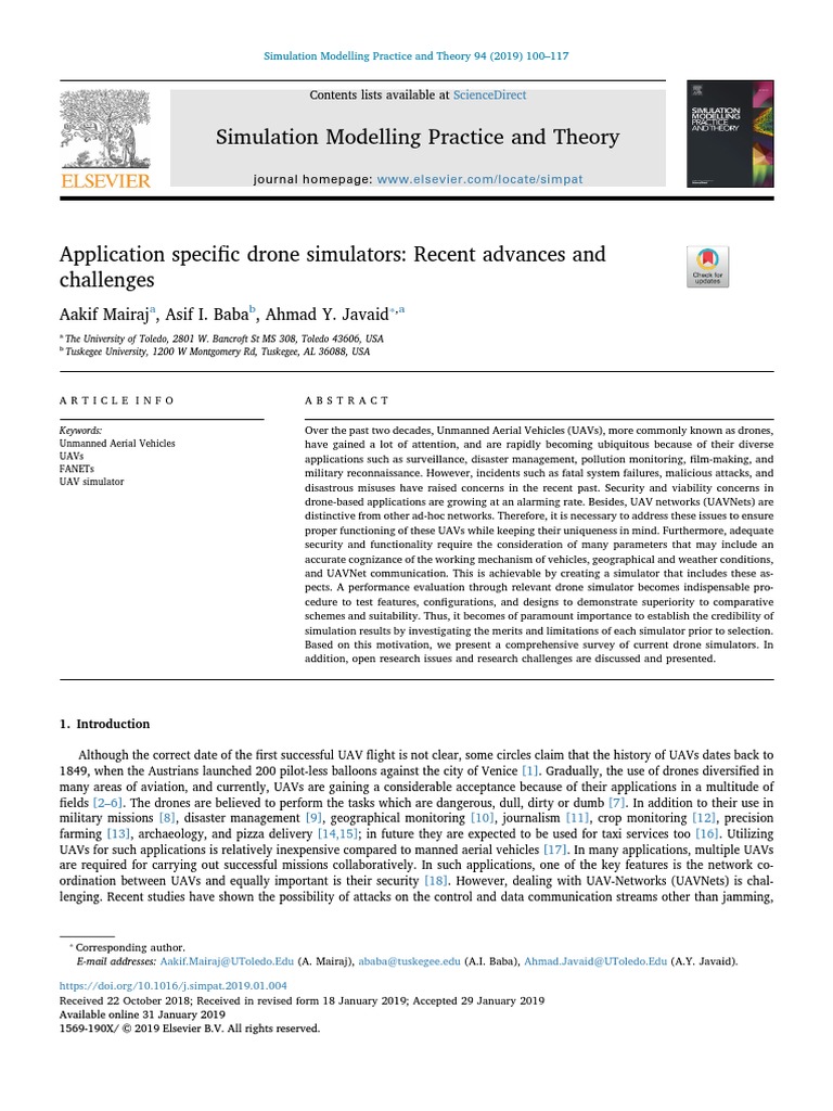 Drone PDF | Download Free PDF | Unmanned Aerial Vehicle | Simulation