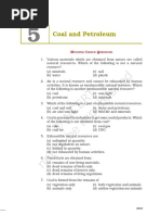 7544370-Class 8 - Science - Coal and Petroleum - Ws With Ans. - Shruti | PDF | Fuels | Natural Gas