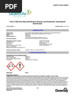 Diversey MSDS - Virex Ii 256 PDF | PDF