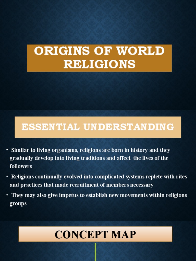 Understanding World Religions Origins | PDF | Abraham | Prophet