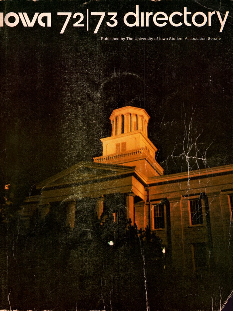 University of Iowa Student Directory 1972-73 | PDF | Fraud | Student ...