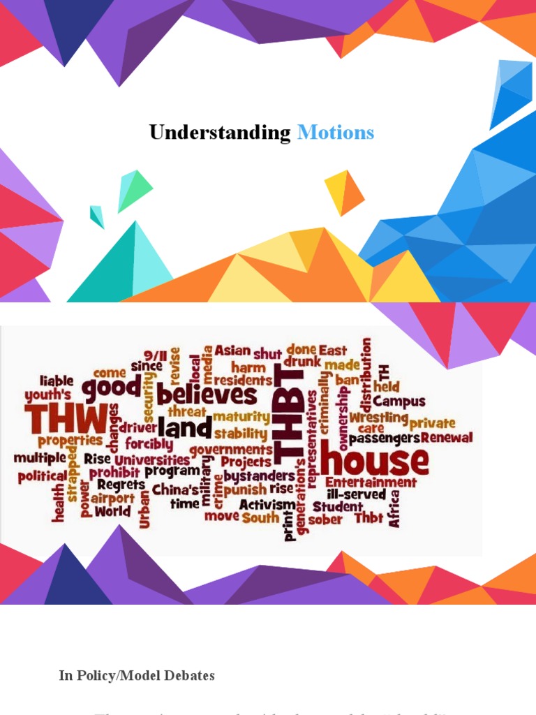 Understanding: Motions | PDF | Philosophical Theories