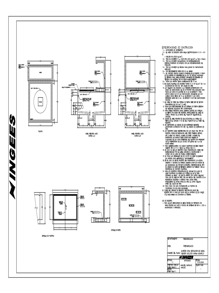 Murete Norma Cfe MDMT62 PDF | PDF