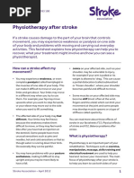 Stroke Patient Positioning Guidelines | PDF | Medical Specialties ...