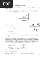 Ladder Friction Analysis Example | PDF | Force | Friction