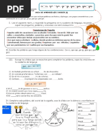 Prueba Ce, Ci, Gue, Gui, Que Qui | PDF