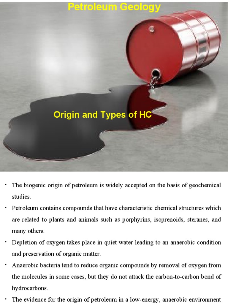 Lecture of Origin and Types of HC | PDF | Petroleum | Hydrocarbons