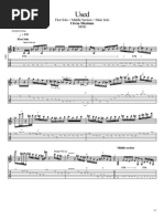 Avenged Sevenfold - Nobody Tabs | PDF