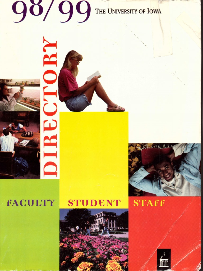 University of Iowa Student, Faculty, and Staff Directory 1998-1999 ...