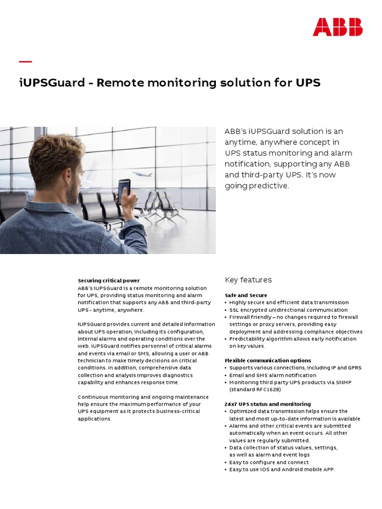 Iupsguard - Remote Monitoring Solution For Ups | PDF | Cyberspace ...