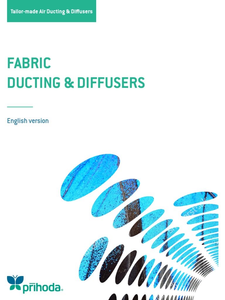Fabric Ducting & Diffusers: English Version | PDF | Duct (Flow) | Textiles
