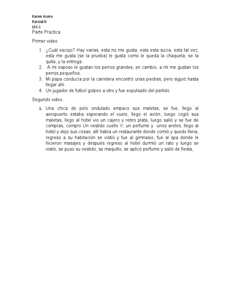 Parte Practica | PDF