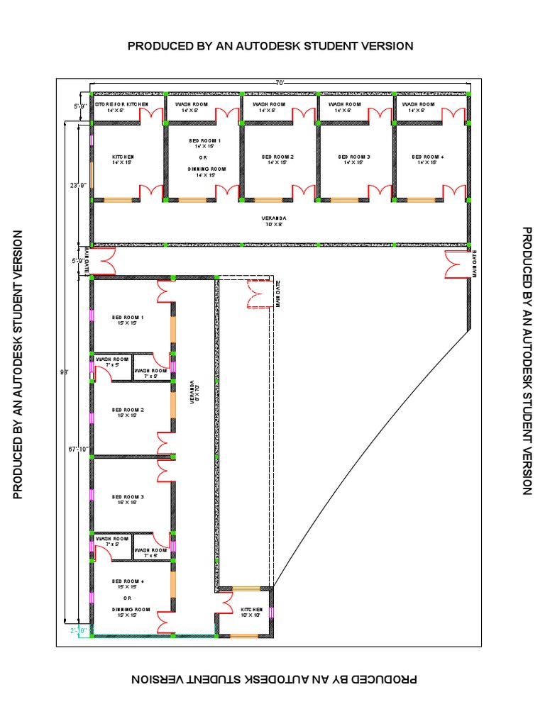 MAAZ HOUSE PLAN FINAL-Model | PDF