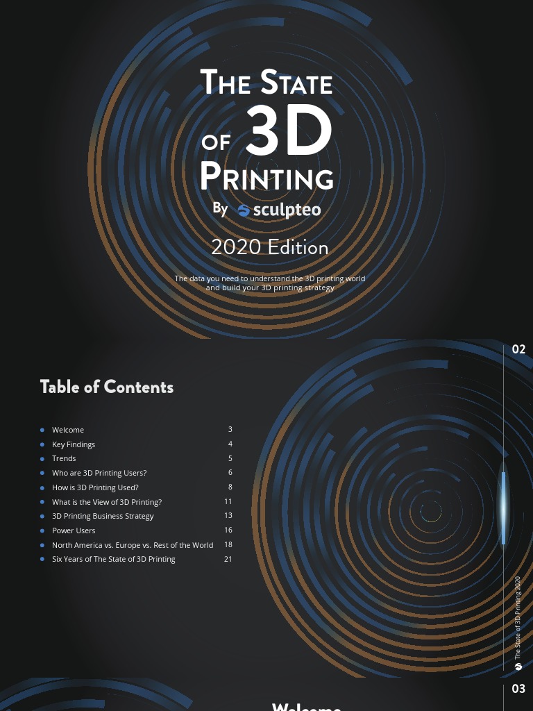 2020 State of 3D Printing Insights | PDF | 3 D Printing | 3 D Computer ...