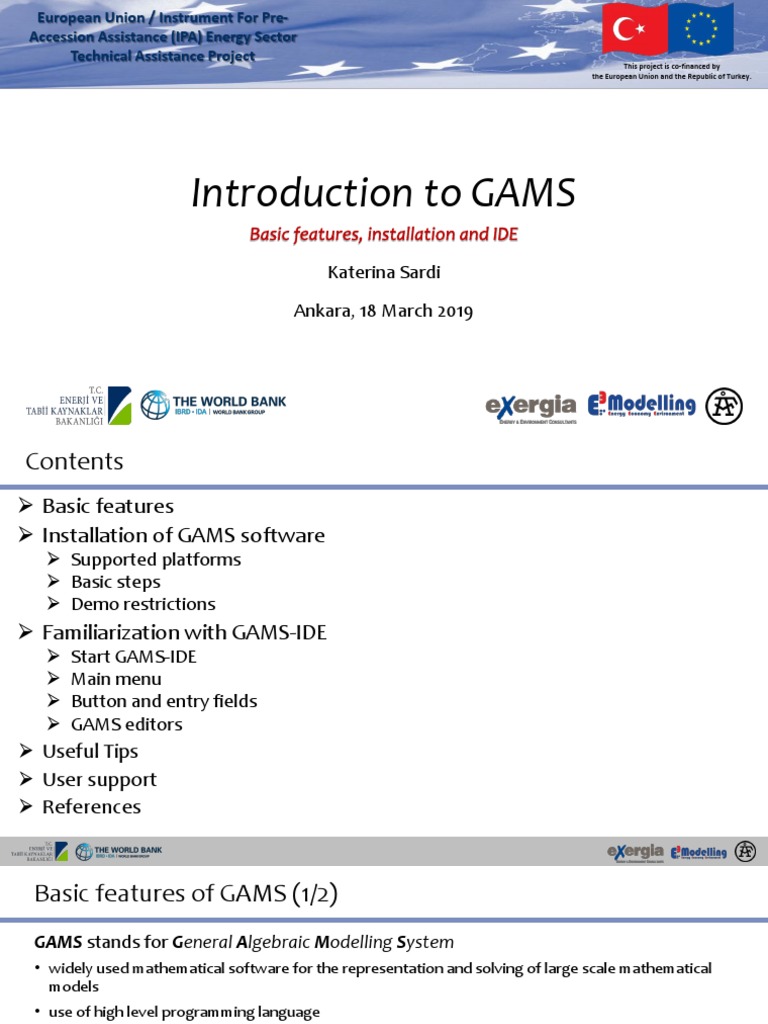 Introduction To GAMS | PDF | Command Line Interface | Installation ...